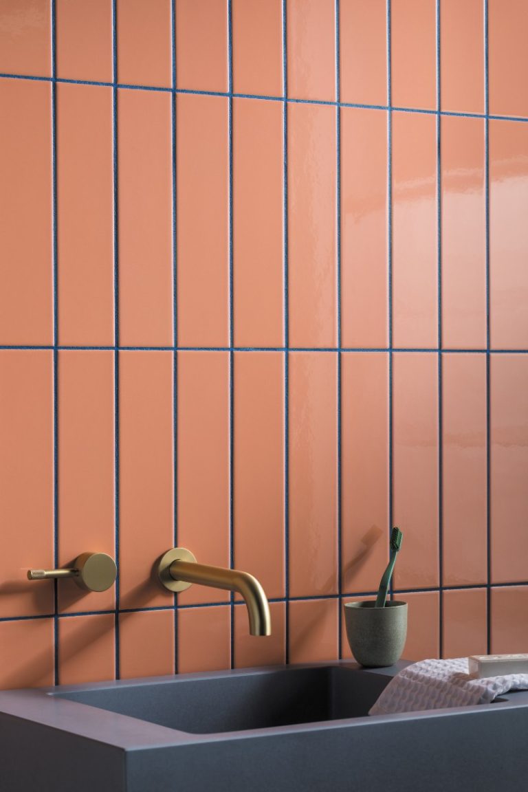 Add colour to your bathroom: vibrant taps, tiles and more