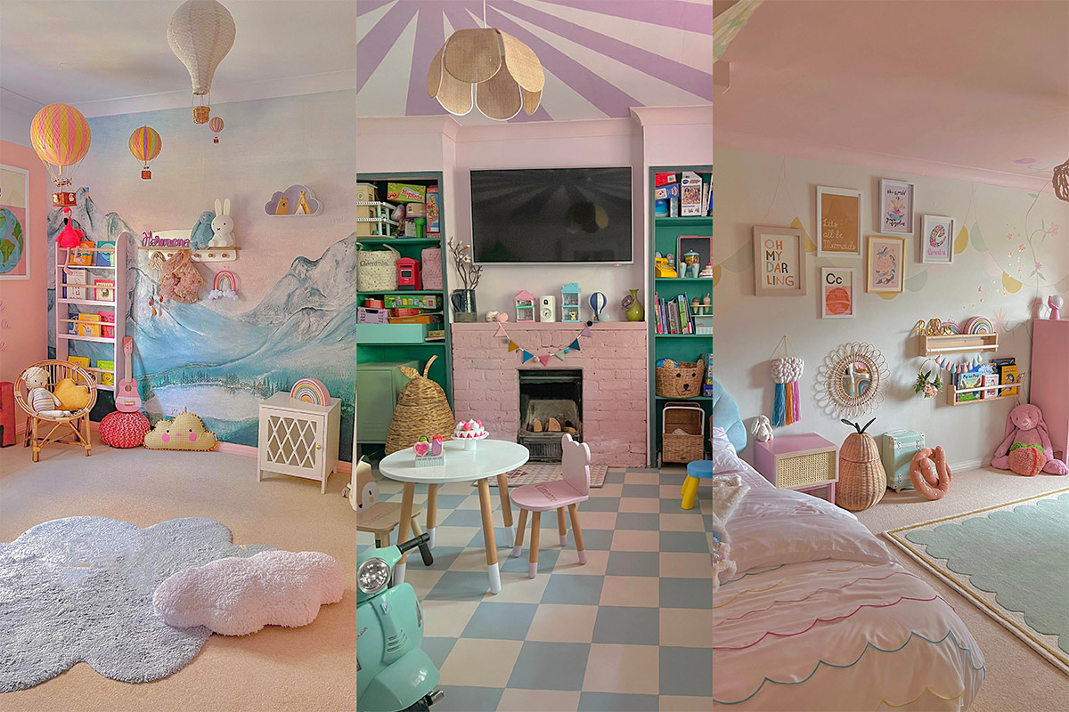 How I designed my girls' bedrooms and colourful playroom