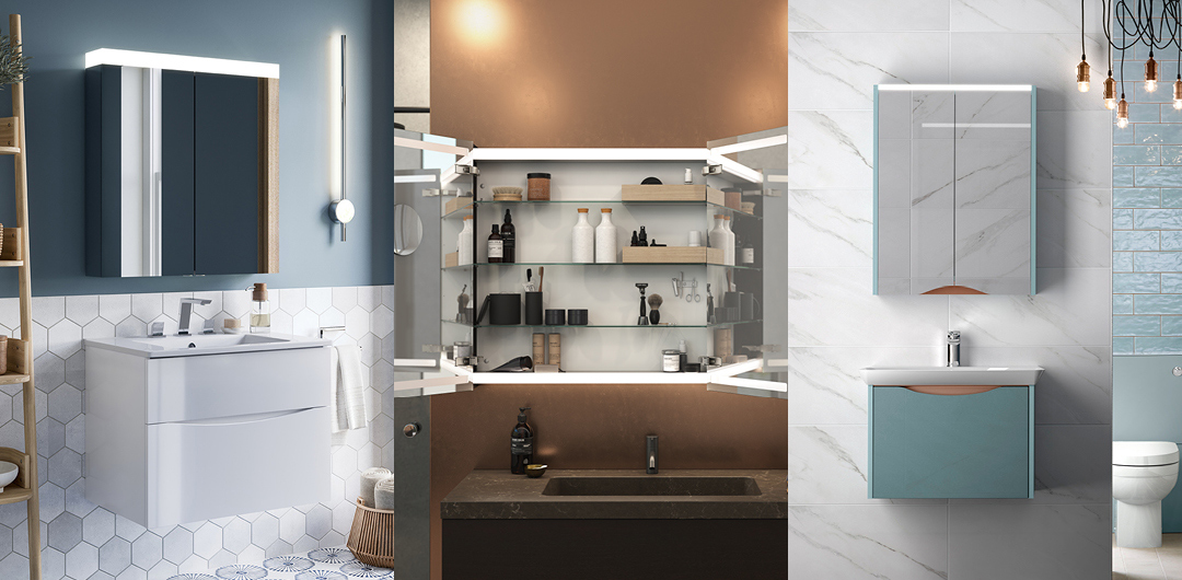 How to maximise your space with bathroom mirror cabinets