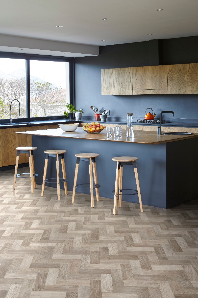 Your complete guide to herringbone kitchen flooring