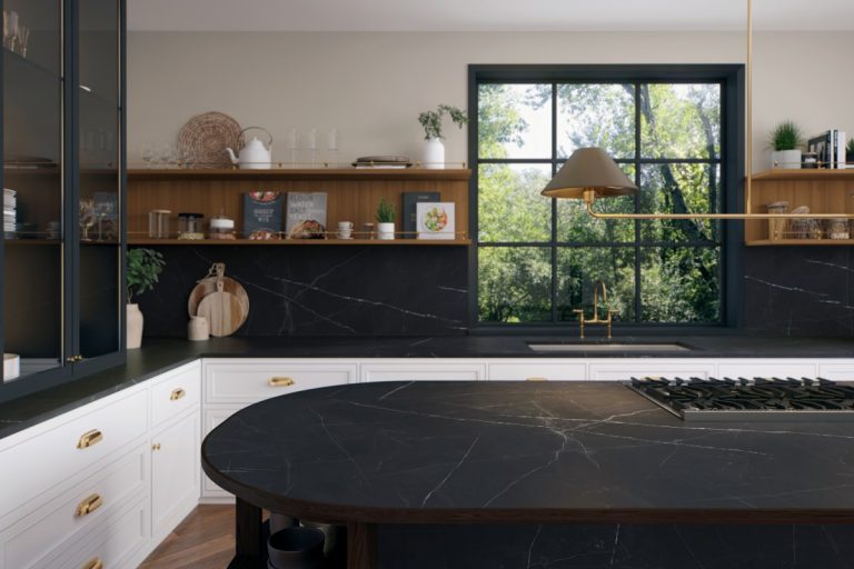 How to use dark and dramatic worktops in your kitchen