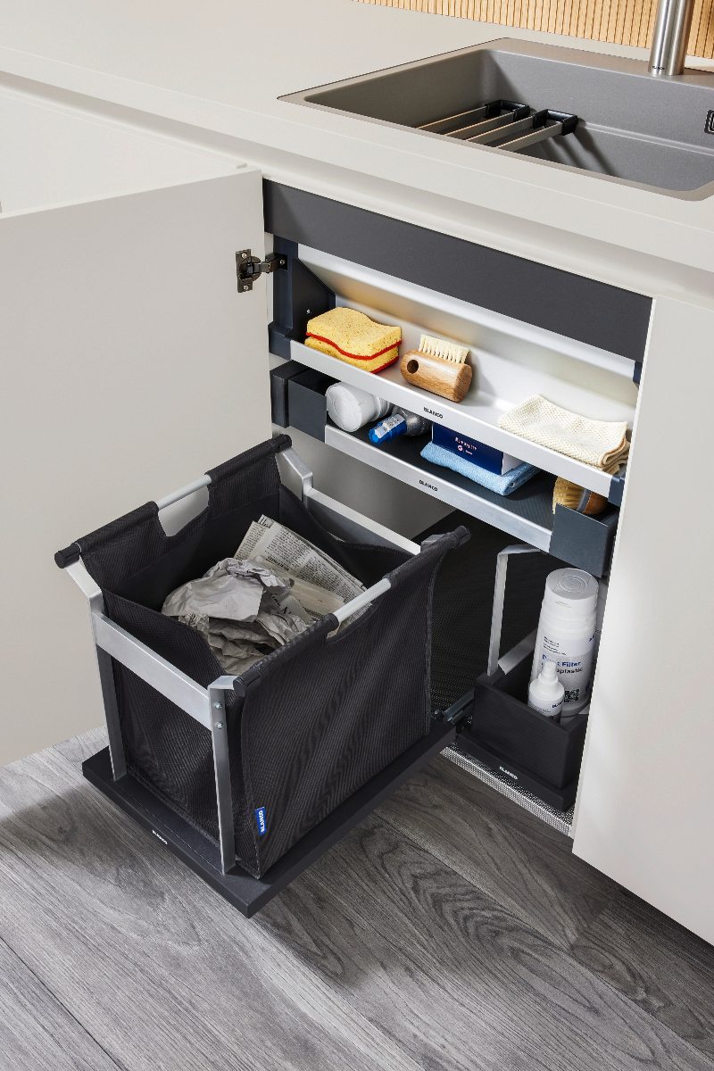 Where should I put my kitchen bin?
