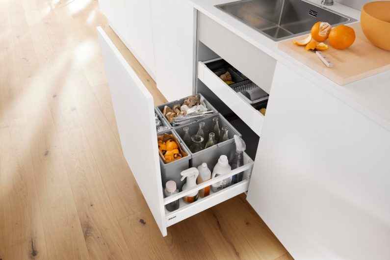 Where should I put my kitchen bin?