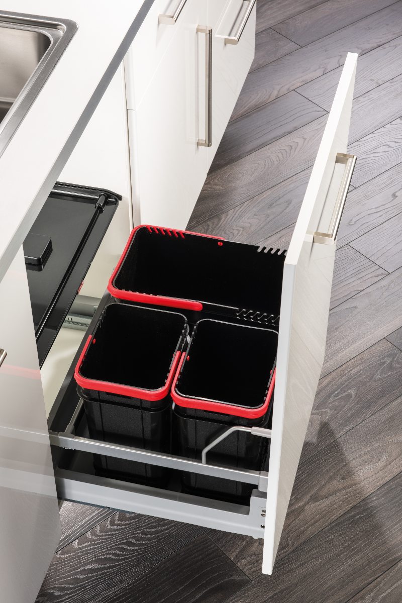 Where should I put my kitchen bin?