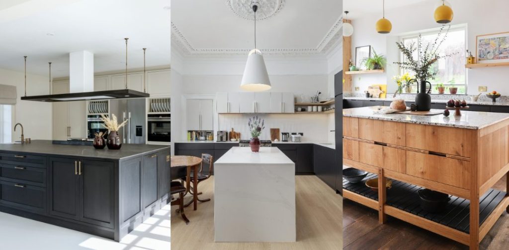 Kitchen islands without seating: say bye-bye to bar stools