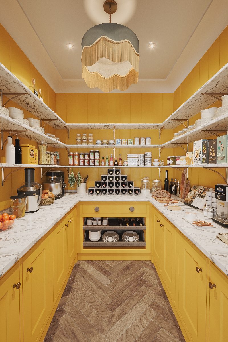 Pretty and practical walk-in pantry ideas for any kitchen size