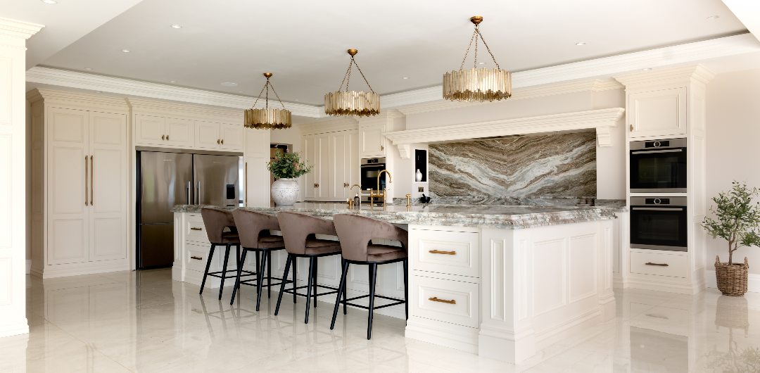 Tour this luxurious bespoke kitchen with Art Deco glamour