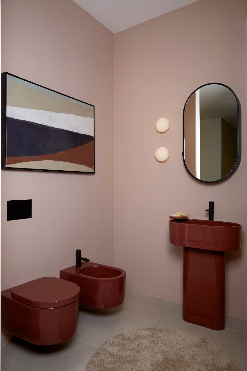 Coloured bathroom sanitaryware is back: here's how to do it right