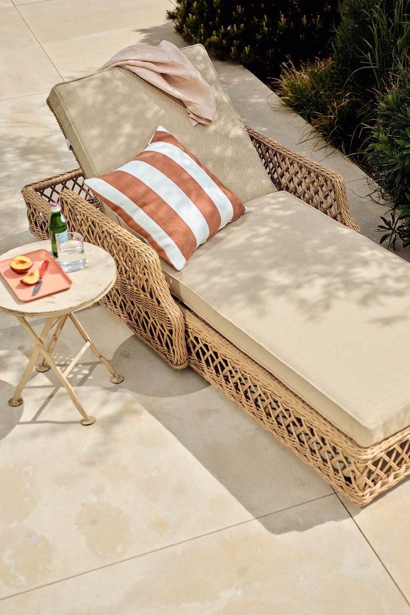 Outdoor lounge furniture perfect for basking in the sun this summer