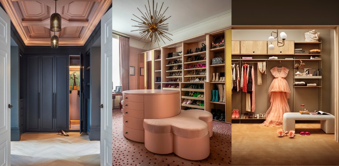 Dressing room ideas: from chic islands to bold display areas