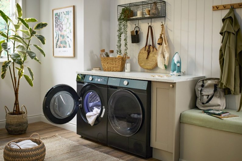What is the ideal laundry room set-up?