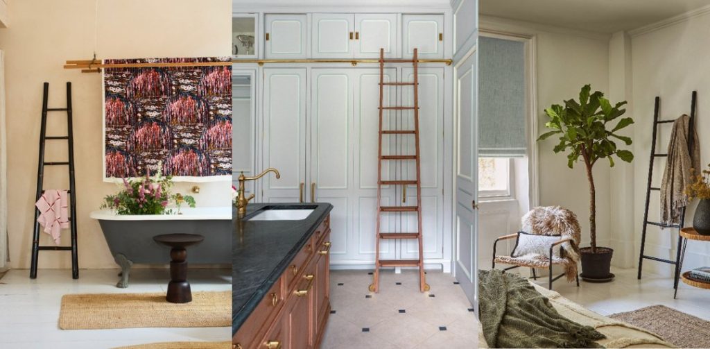 Step up your interiors style with pretty and practical ladders