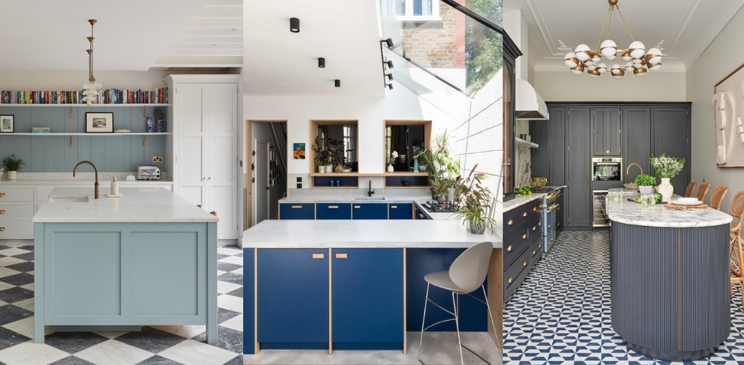Blue kitchens: discover six real designs, from light to dark