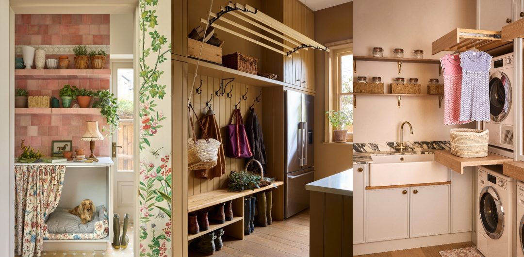 Pretty and practical utility room designs